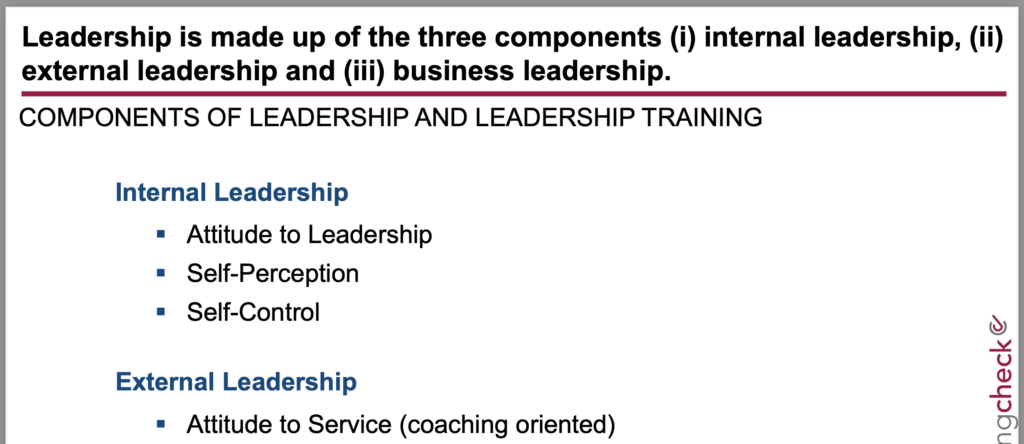 Basics of interior leadership - consultingcheck